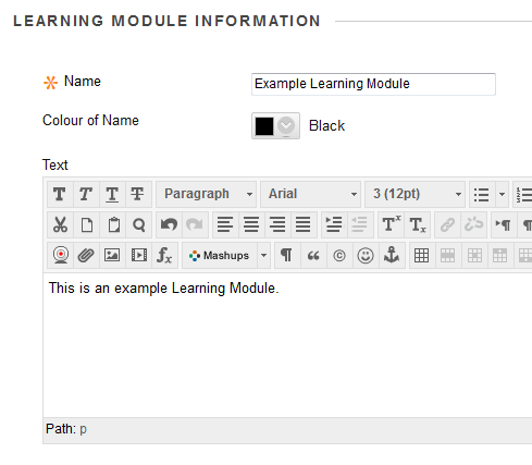 Blackboard – Creating Learning Modules – eLearning Support and Resources