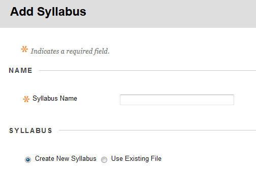 Blackboard – Using the Syllabus Builder – eLearning Support and Resources