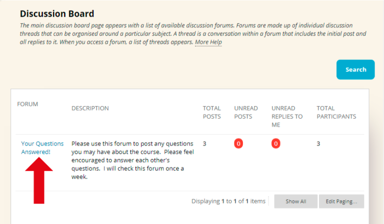 Blackboard – Using Discussion Boards – eLearning Support and Resources