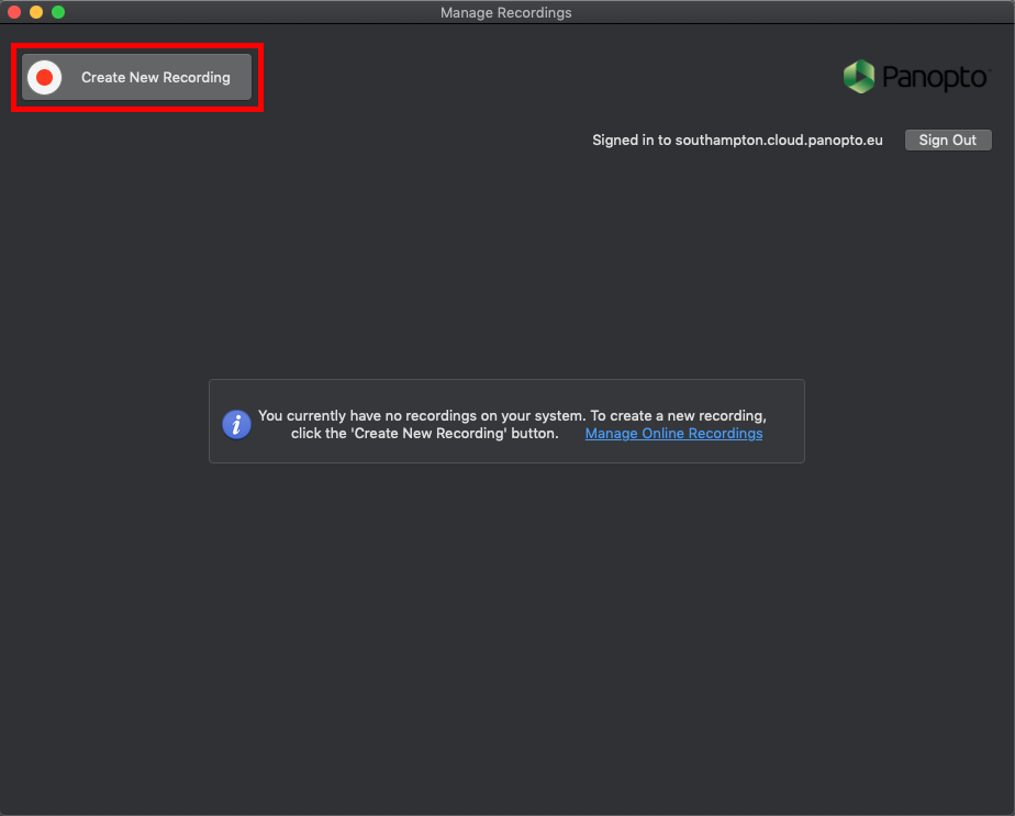 Panopto – Install on Apple Mac – eLearning Support and Resources
