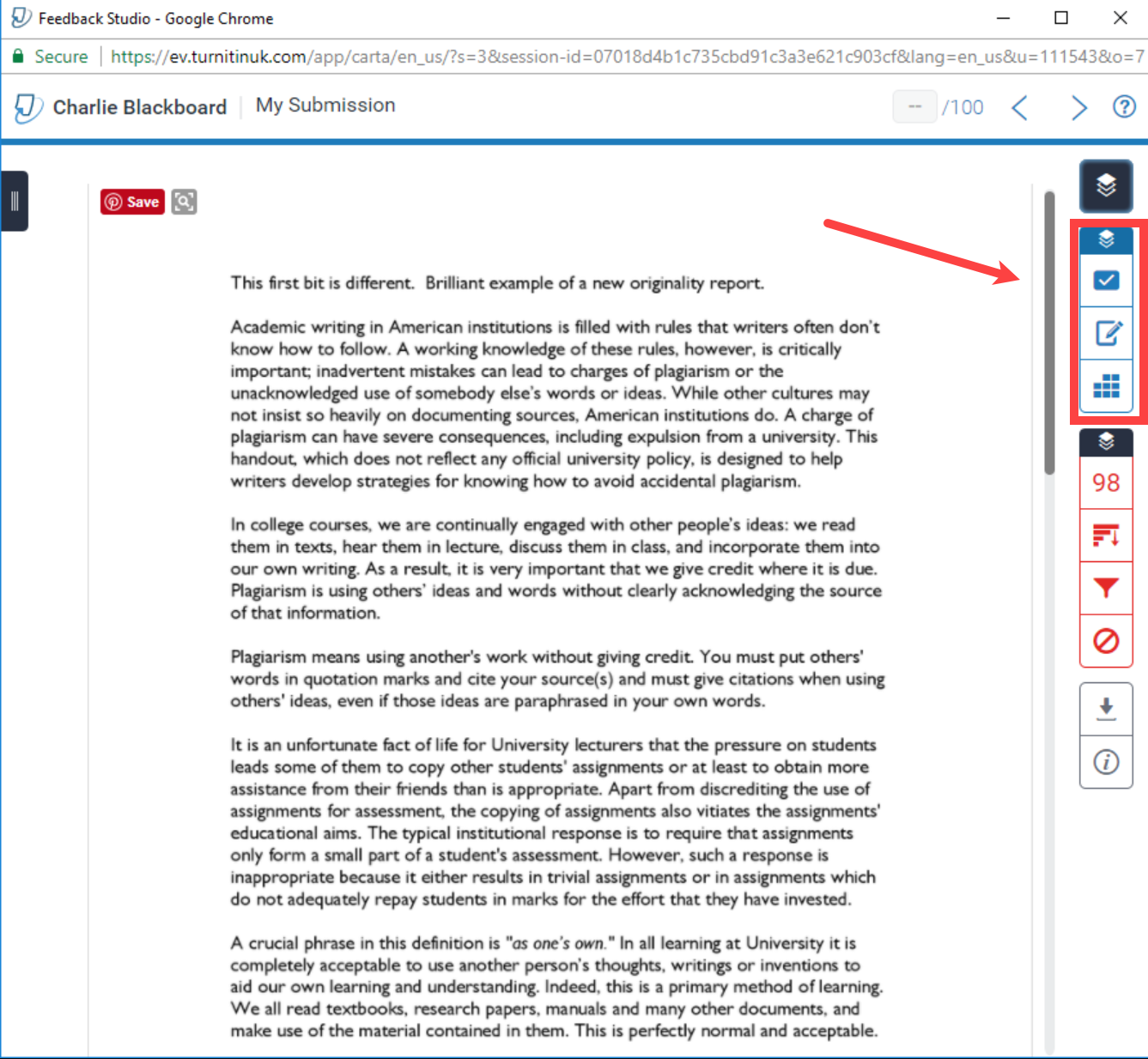Feedback Studio: Marking and feedback within Turnitin – eLearning ...
