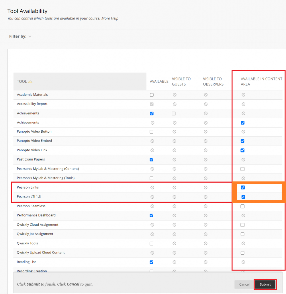 Blackboard – Add Pearson to your course for academic year 23-24 ...