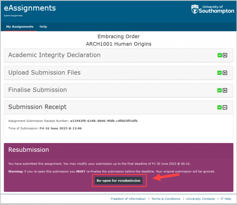eAssignments: How to submit to or view upcoming assignments – eLearning Support and Resources
